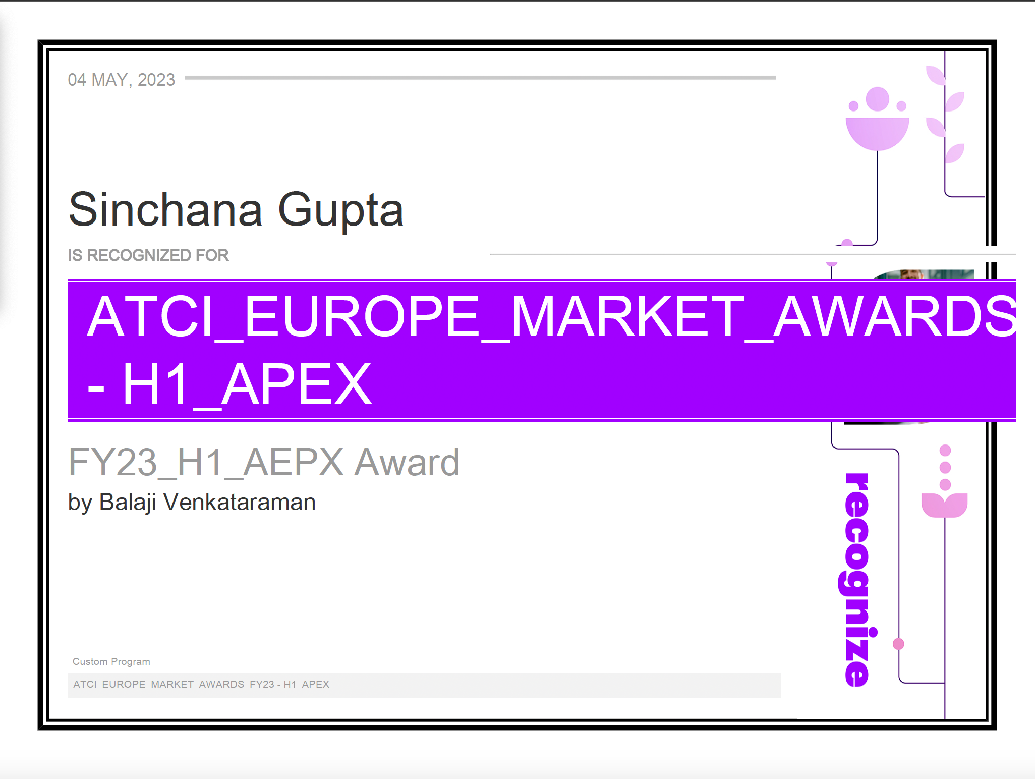 Sinchana G V - Data Scientist & ML Engineer